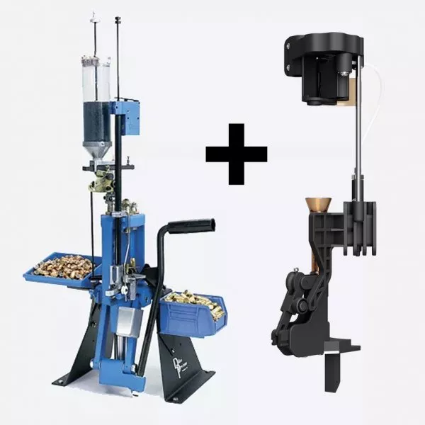 Dillon RL550C with caliber conversion kit and DAA 550 Mini Case Feeder ...