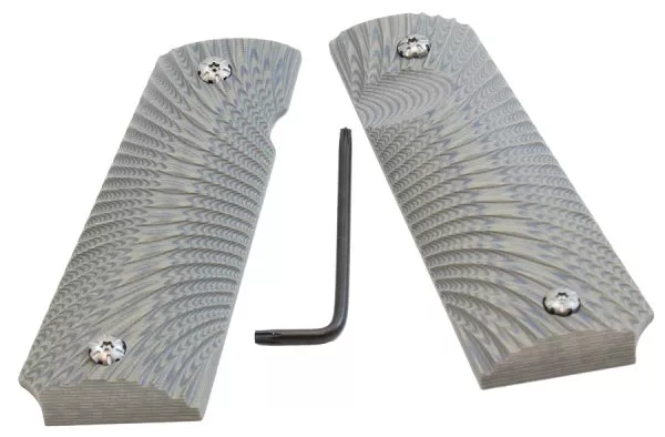 DAA 1911 G10 Grips, Grey – Grips – IPSC and USPSA Competition Gear ...
