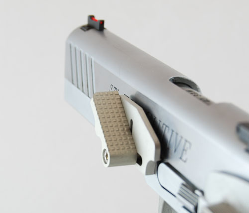 Double Alpha Academy (DAA) Adjustable Thumb Rest for IPSC Standard Pistols