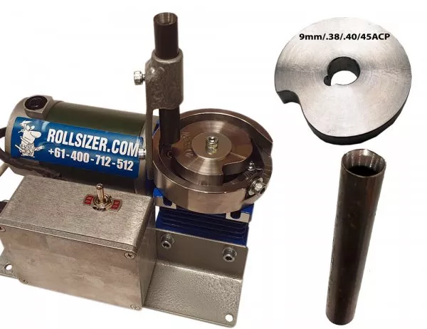Rollsizer - Complete DC Drive Mini Roll Sizer with Caliber discs and Drop Tube – Rollsizer ...