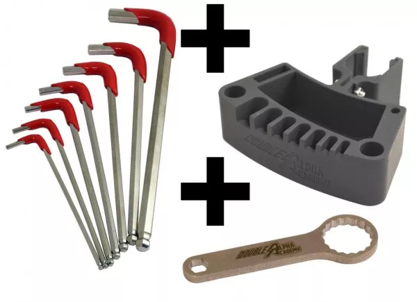 Combo DAA Reloading Press Tool Holder Hex Key and 1 Die Wrench Super 1050 Accessories IPSC and USPSA Competition Gear Order Now